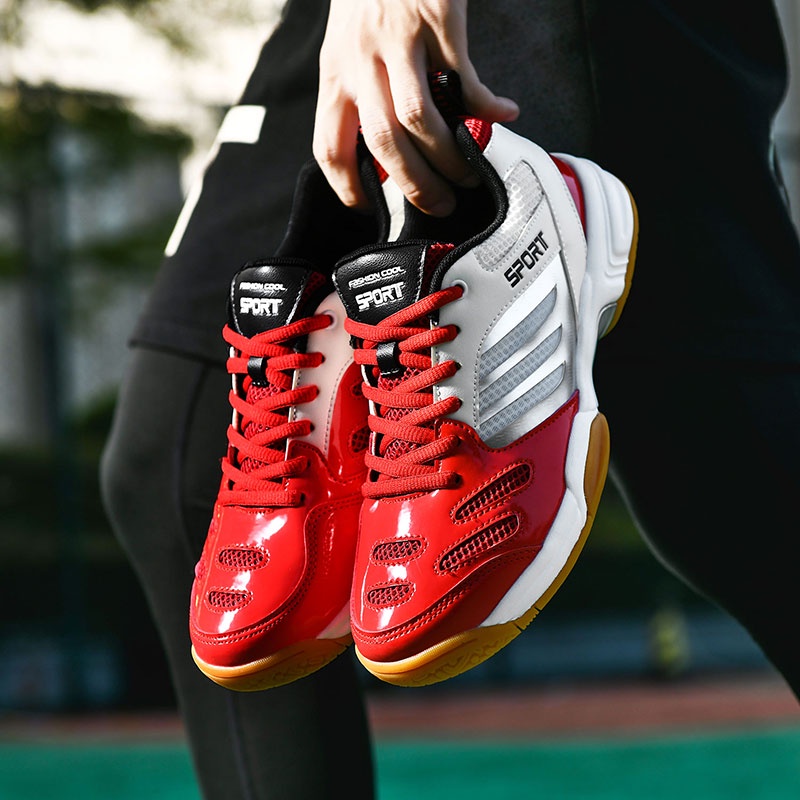 Plus Size 38-48 Unisex Professional Men Sports Kasut Sukan Badminton ...