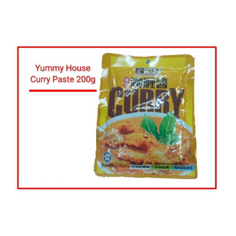 Yummy House Curry Paste 200g | Shopee Malaysia