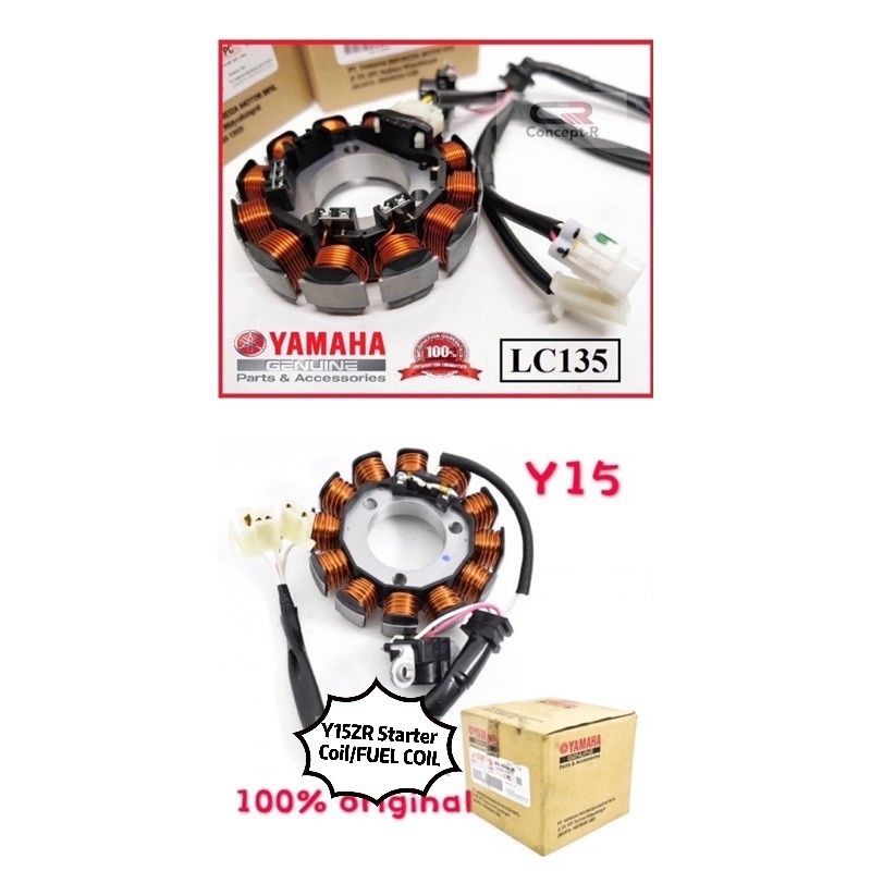 Yamaha Y15ZR/LC135 V1toV6 Starter Coil/Fuel Coil Assy(Original ...
