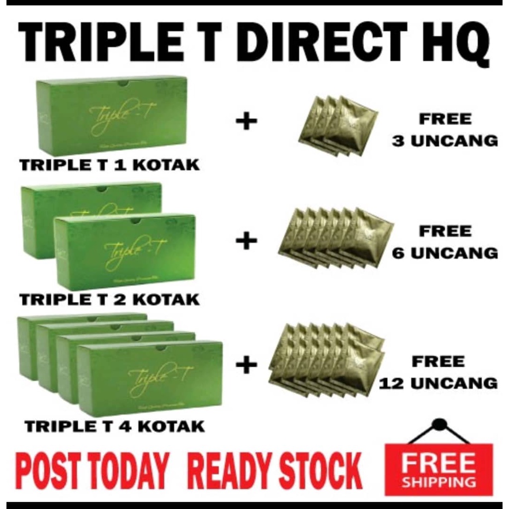 Triple T - Triple Tea by DrAzlan 🌟 Pengedar Sah 🌟 | Shopee Malaysia