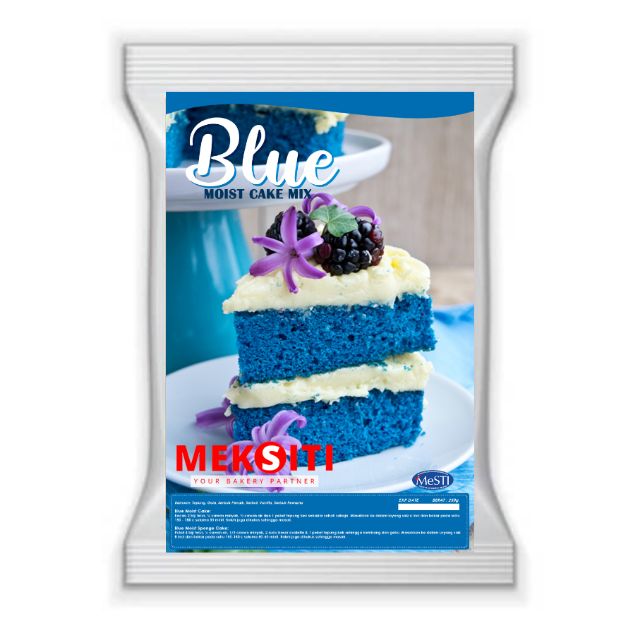 BLUE MOIST CAKE Mix 250 GRAM | Shopee Malaysia