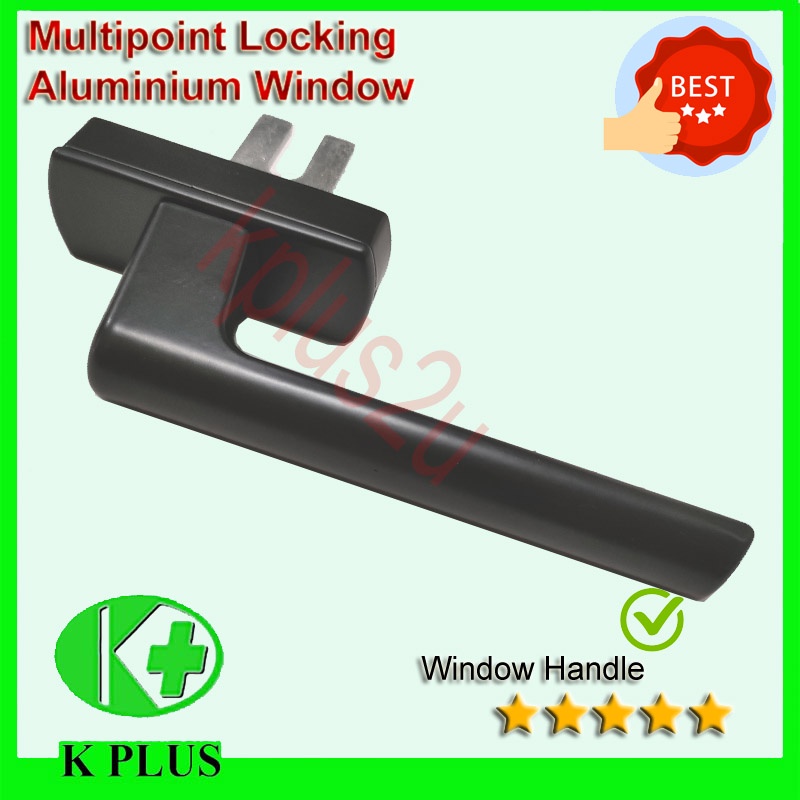 Window Handle Multipoint 358 Black Handel Tingkap Aluminium Window ...
