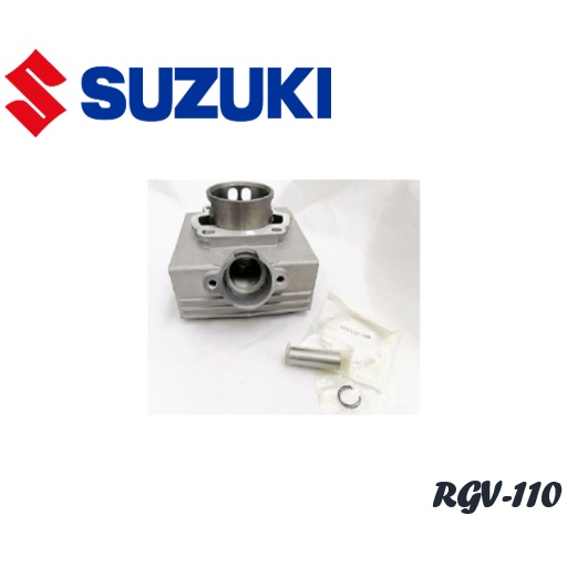 SUZUKI RGV120 CYLINDER BLOCK ASSY KIT SET COMP COMPLETE BLOK STD ...
