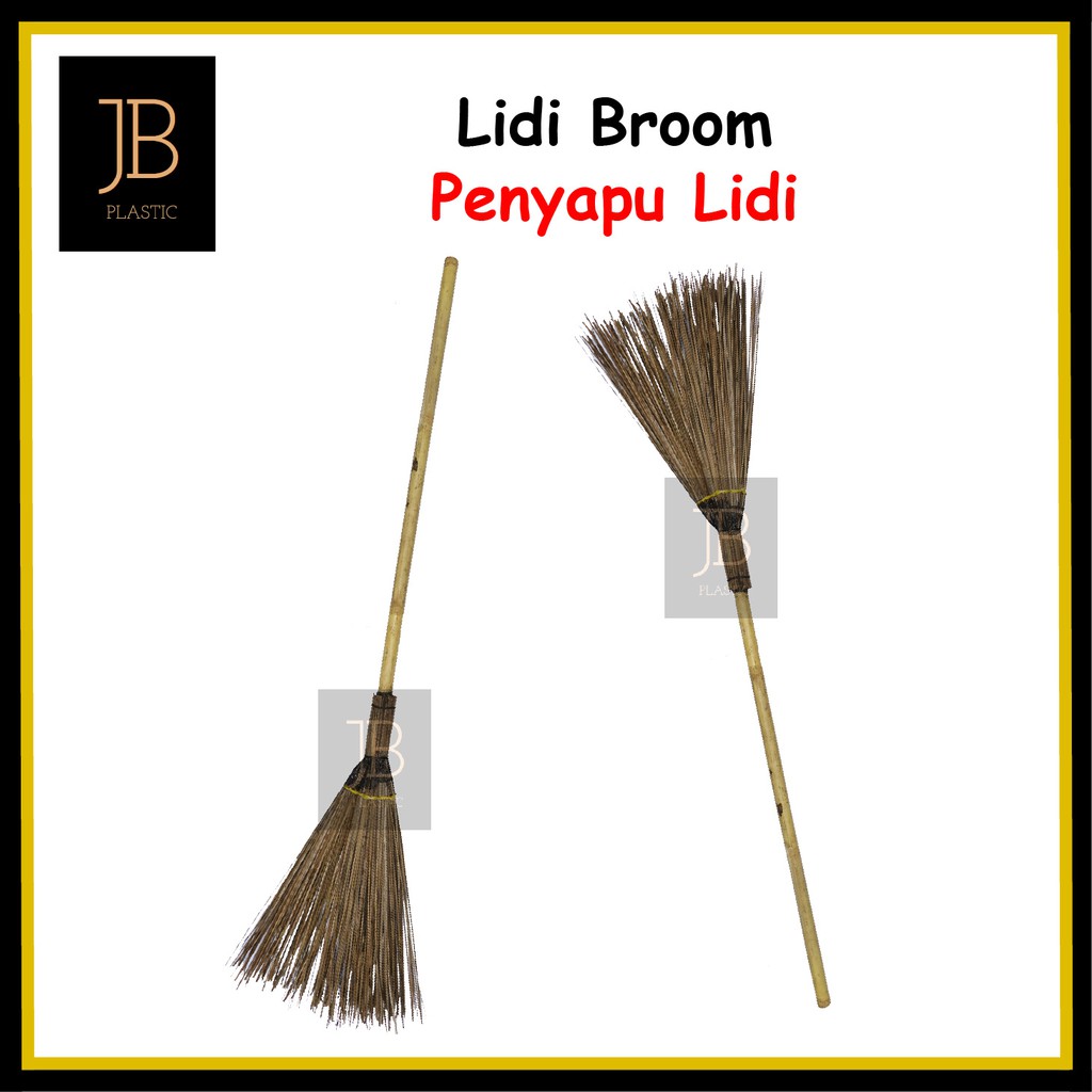 Penyapu Lidi Thailand bertangkal berhulu Coconut leaf broom with handle ...