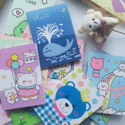 1pc Mini Notebook Cute Cartoon Booklet Memo Buku Nota Kecil Ready Stock ...