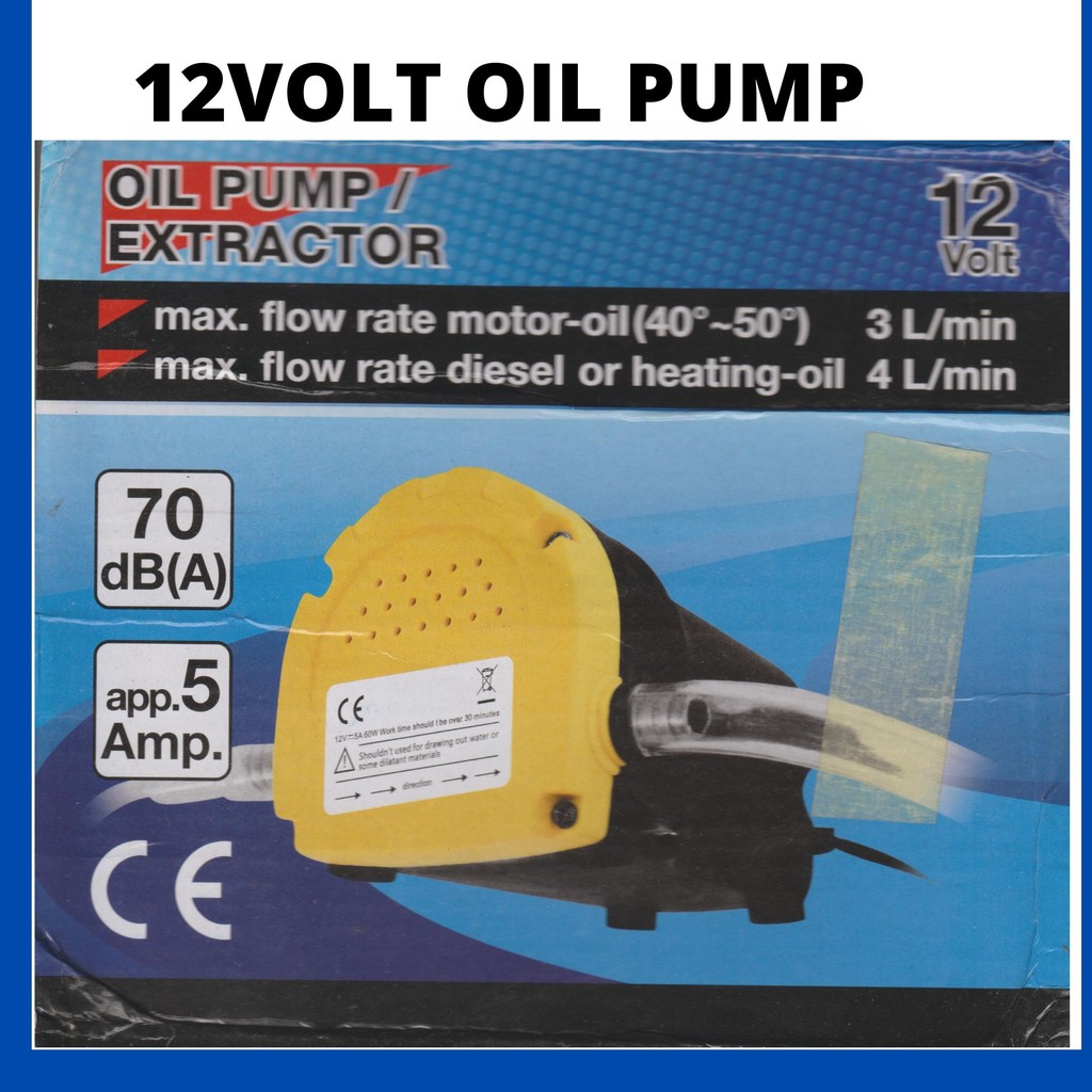 12 VOLT OIL PUMP EXTRACTOR POWER A HUILE EXTRACTEUR | Shopee Malaysia
