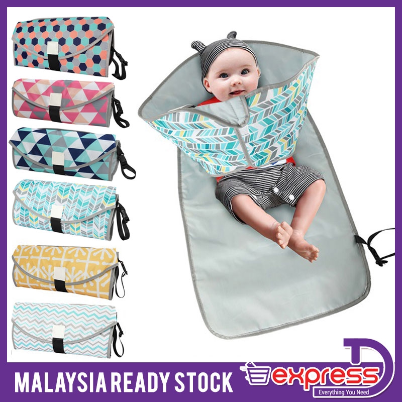 Baby Portable Foldable Washable Travel Nappy Diaper Waterproof Play ...