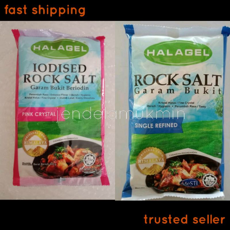 HALAGEL Garam bukit (Single refined / Pink crystal / Double refined ...