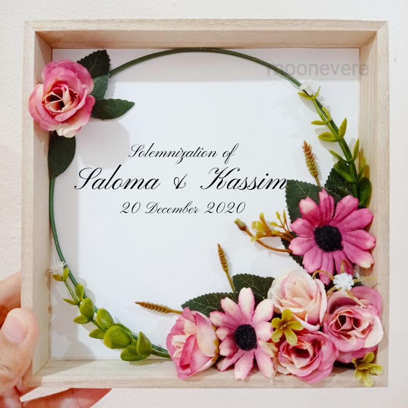 🔥READY STOCK🔥FRAME DUIT HANTARAN MURAH BAJET BUNGA CANTIK KAHWIN MAS ...