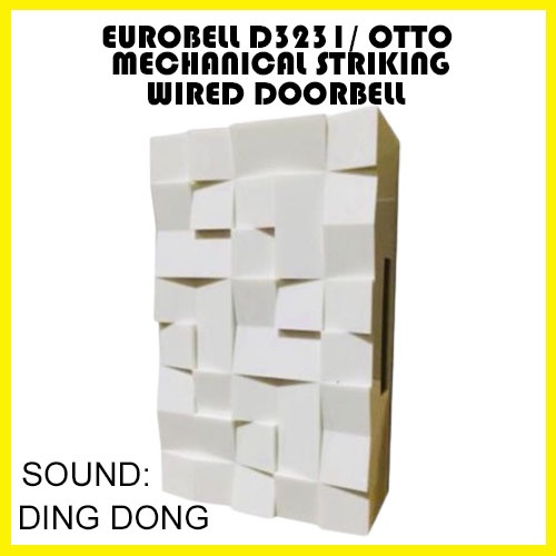 EURO BELL D3231/ OTTO Mechanical Striking Wired Door bell 220-240V ...
