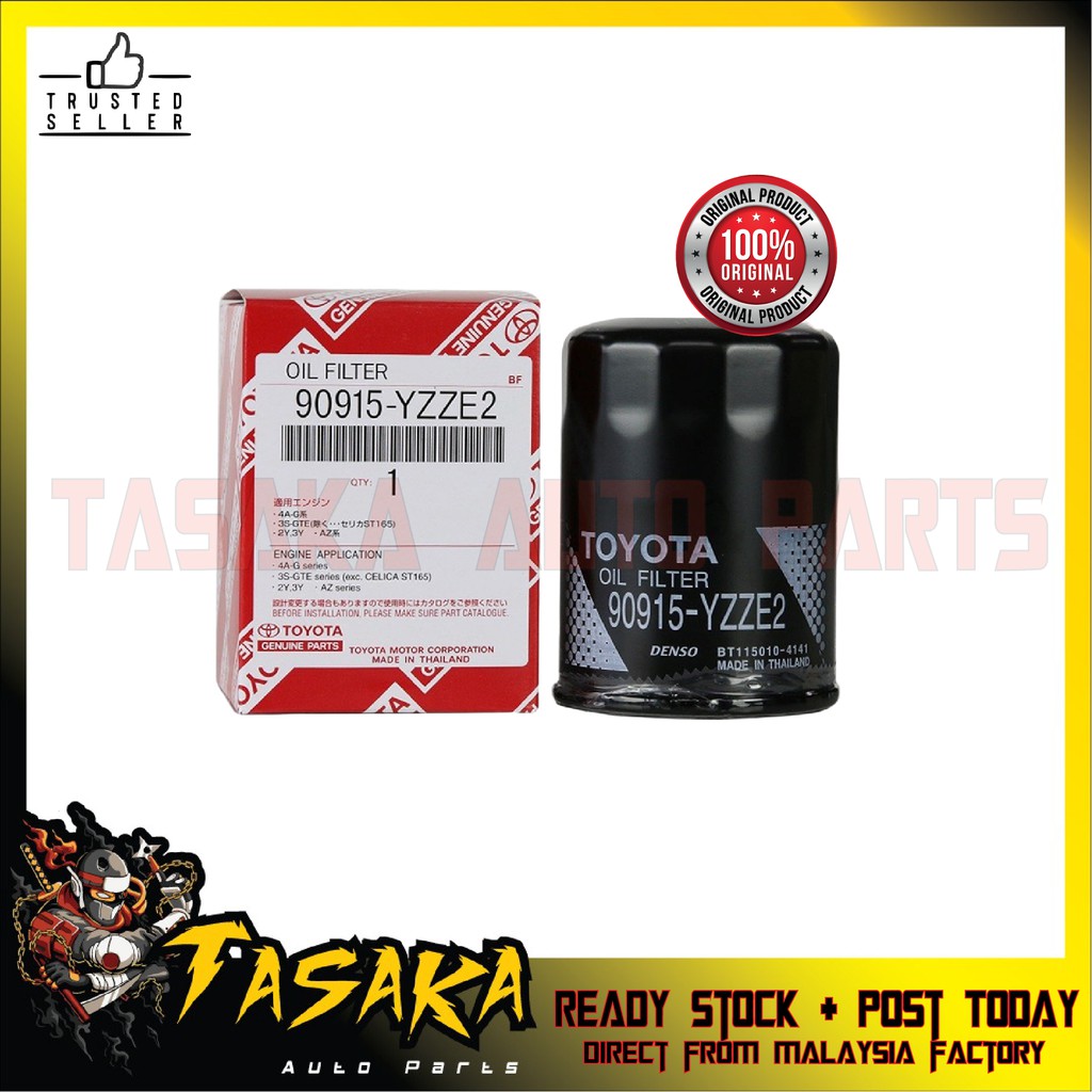 Genuine Toyota Oil Filter 90915-YZZE2 - Vios Estima 2.4 Altis Camry ...
