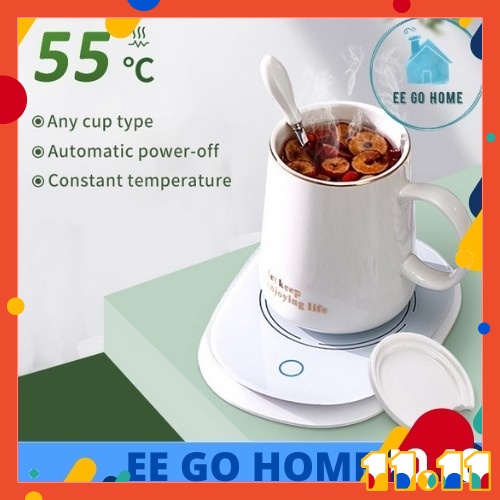 Cup Warmer/ Heating Beverage Coaster 55° / Thermostatic Warming Coaster ...