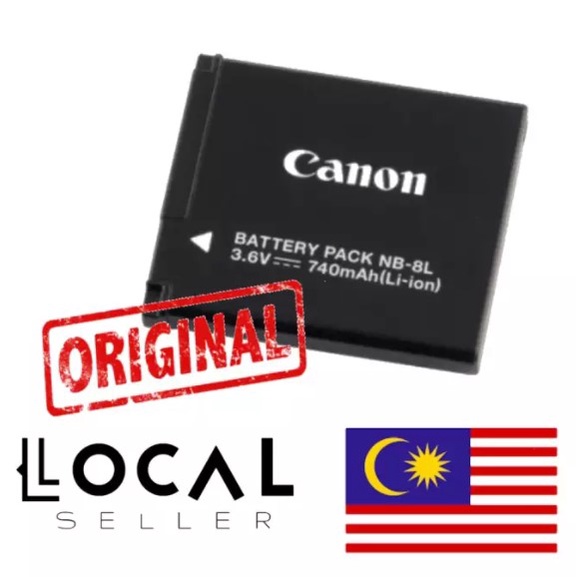 Canon NB-8L Rechargeable Lithium-Ion Battery | Shopee Malaysia