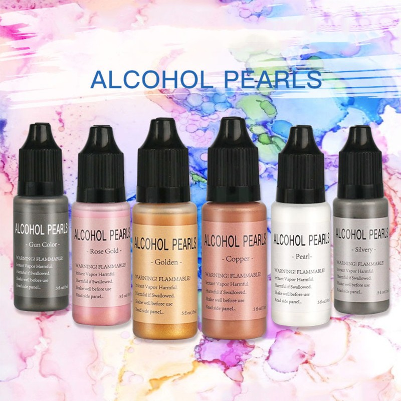 Glitter Metallic Alcohol Pigment Resin Dye Alcohol-Based Ink ...