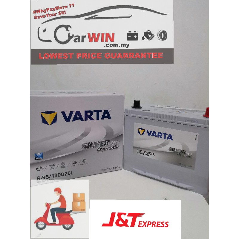 VARTA S95 130D26L EFB START STOP BATTERY | Shopee Malaysia