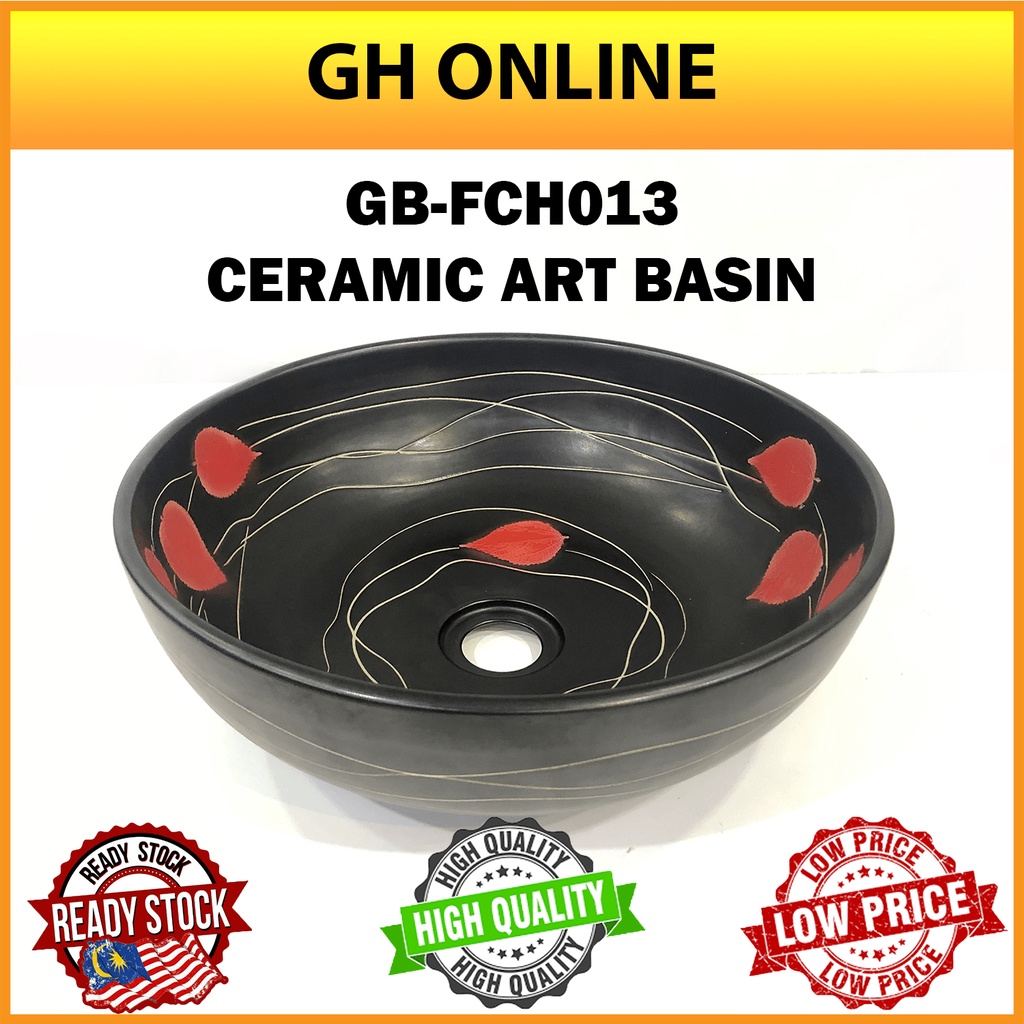 COUNTER TOP CERAMIC BASIN SINKI TANDAS SERAMIK BASIN | Shopee Malaysia