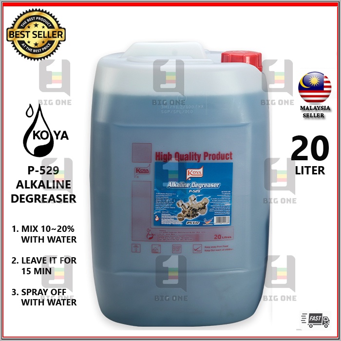 (20L) KOYA P-529 P529 HEAVY DUTY ALKALINE DEGREASER 20 LITER BUANG MINYAK GRIS | Shopee Malaysia