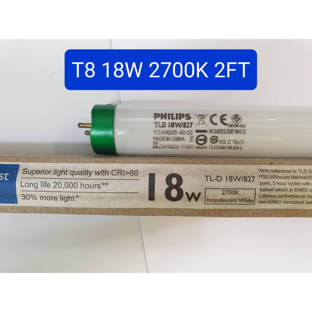 PHILIPS TLD FLUORESCENT TUBE 18W/865 36W/840 36W/865 | Shopee Malaysia