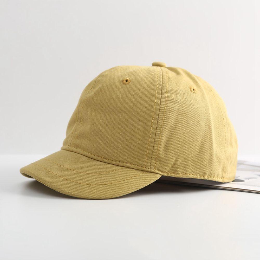 FRANCESCO Short Brim Baseball Caps Tide Cool Simple Sun Hats Korean ...
