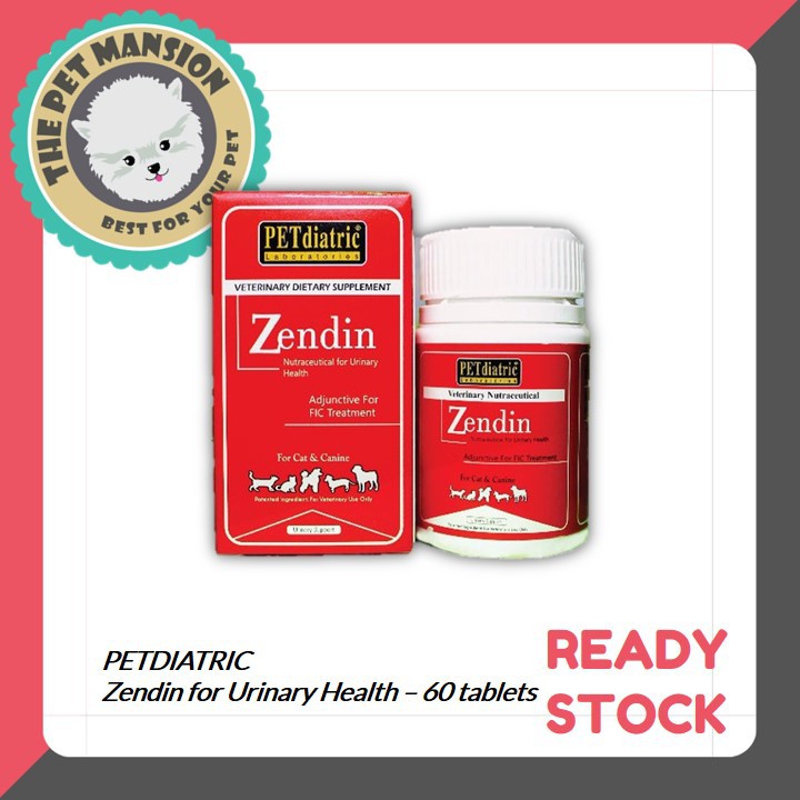 PETdiatric Zendin Nutracceutical For Urinary Health For Dogs And Cats ...
