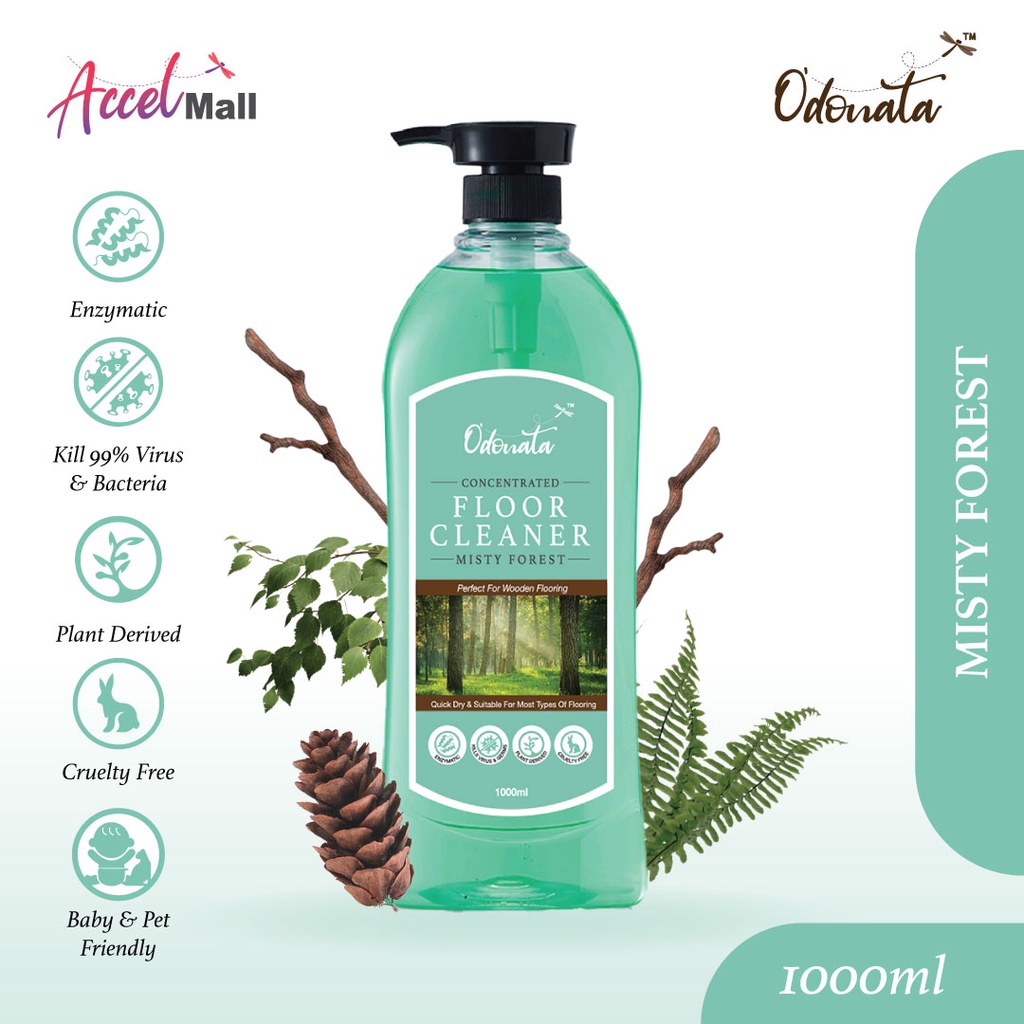 Odonata Floor Cleaner Misty Forest 1L ( Enzymatic Plant Based Eco ...