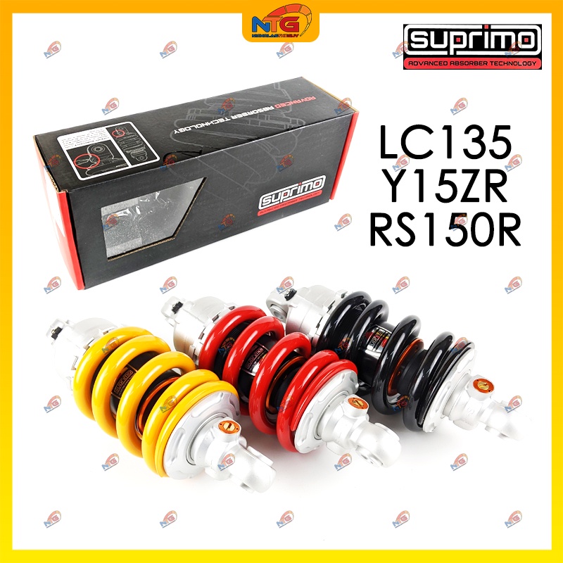 Suprimo Gas Monoshock V2 Y15ZR/LC135 205mm/200mm Suspension Adjustable Soft/Hard | Shopee Malaysia