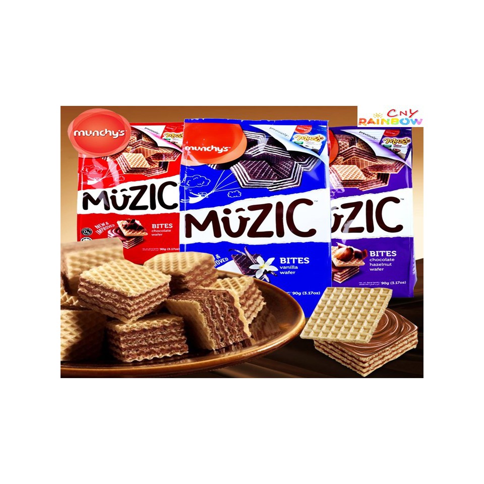 Munchy's Muzic Wafer Bites (150g) | Shopee Malaysia