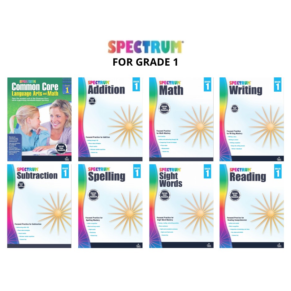 SPECTRUM WORKBOOKS FOR GRADE 1 Module | Shopee Malaysia