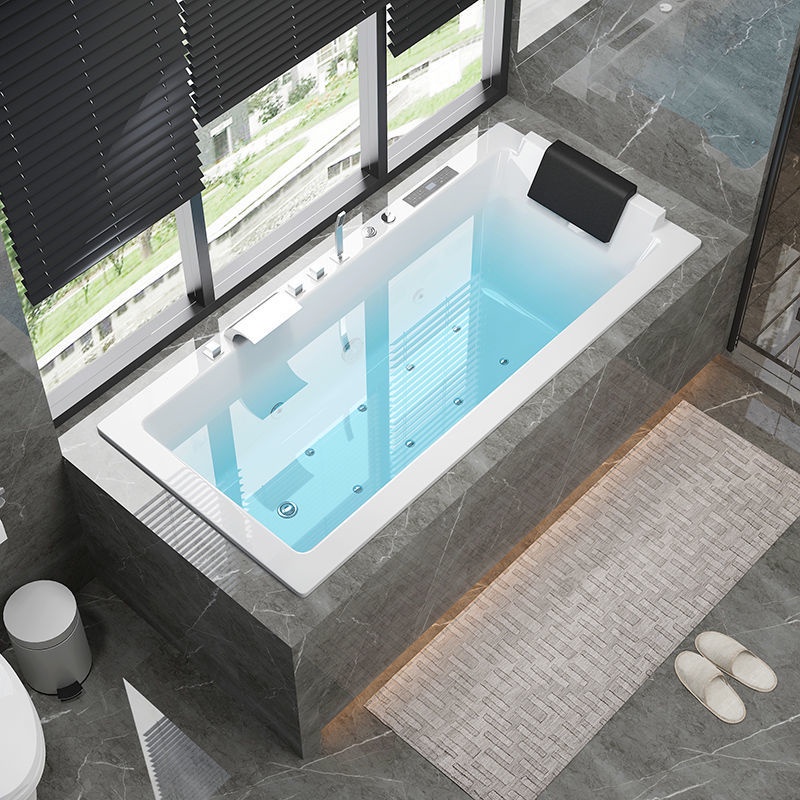 ShangHuang embedded tub bath of small family toilet home massage simple ...