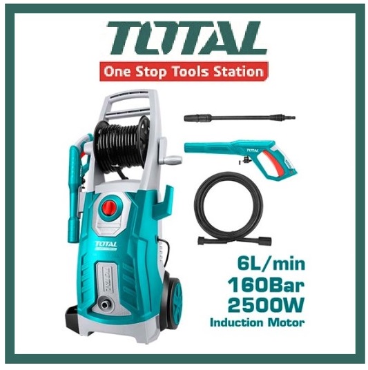 TOTAL TGT11246 (2500W- 160Bar - 2300PSI) Induction Motor High Pressure ...