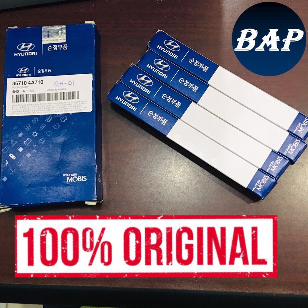 KIA SORENTO , STAREX GLOW PLUG ORIGINAL 36710-4A710 (1 SET 4 PCS ...