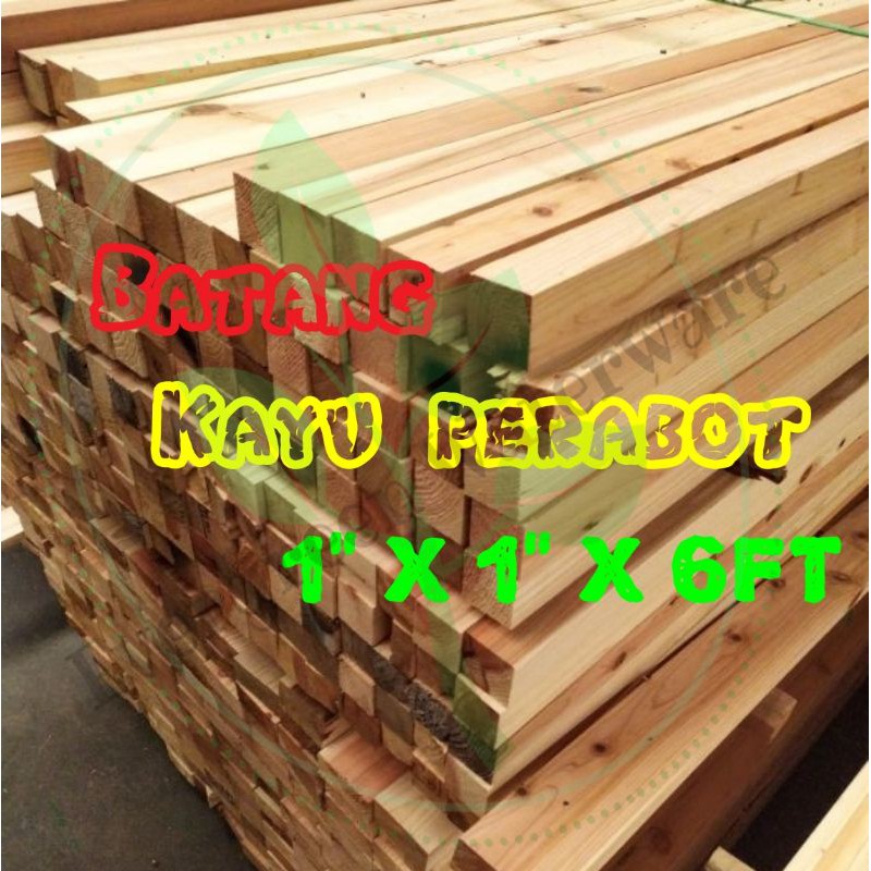1” x 1” Furniture Wood Finger Joint Batang Kayu Perabot 19mm x 19mm ...