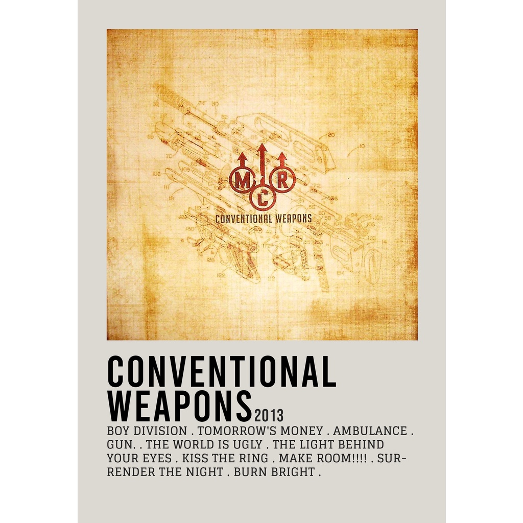 Conventional Weapons Album Cover My Chemical Romance Mcr Conventional