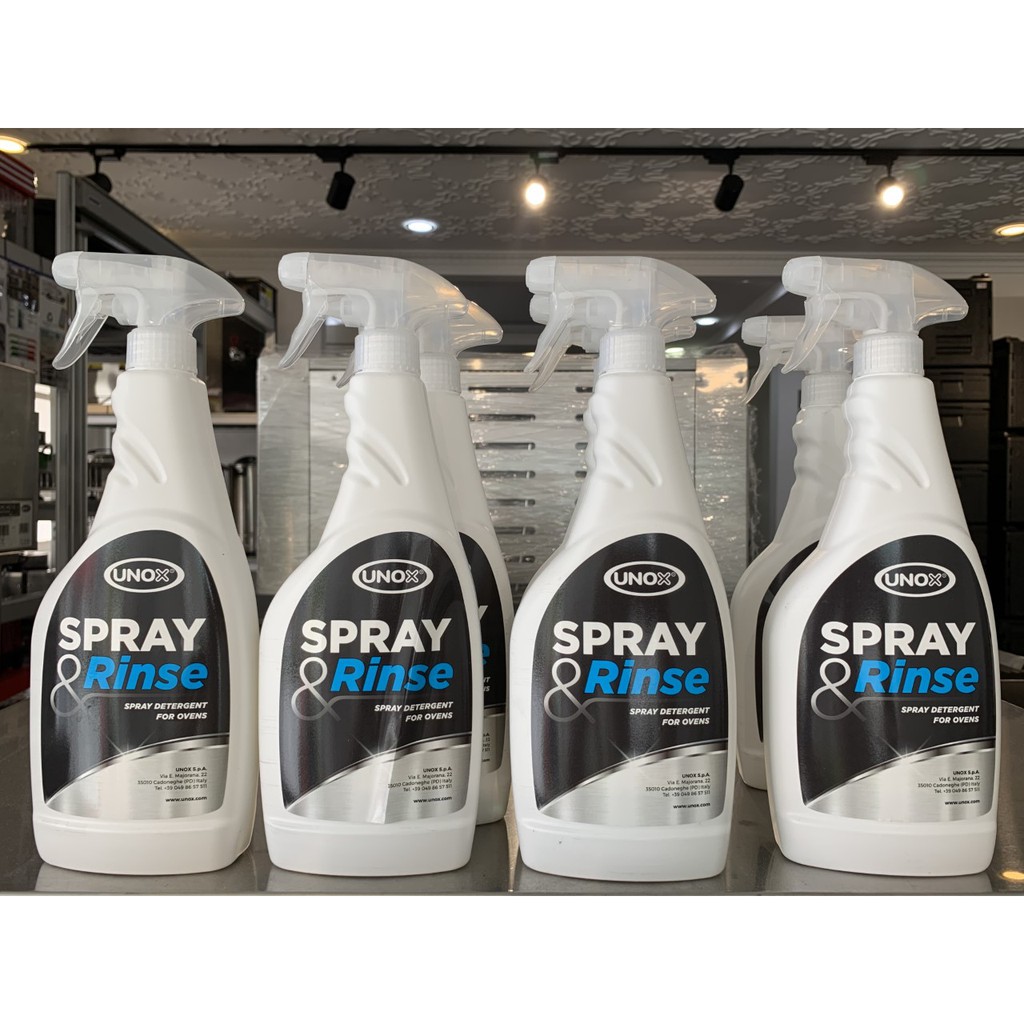 UNOX Spray & Rinse DB1044A0 (750ml) Detergent for Ovens Remove Stain ...