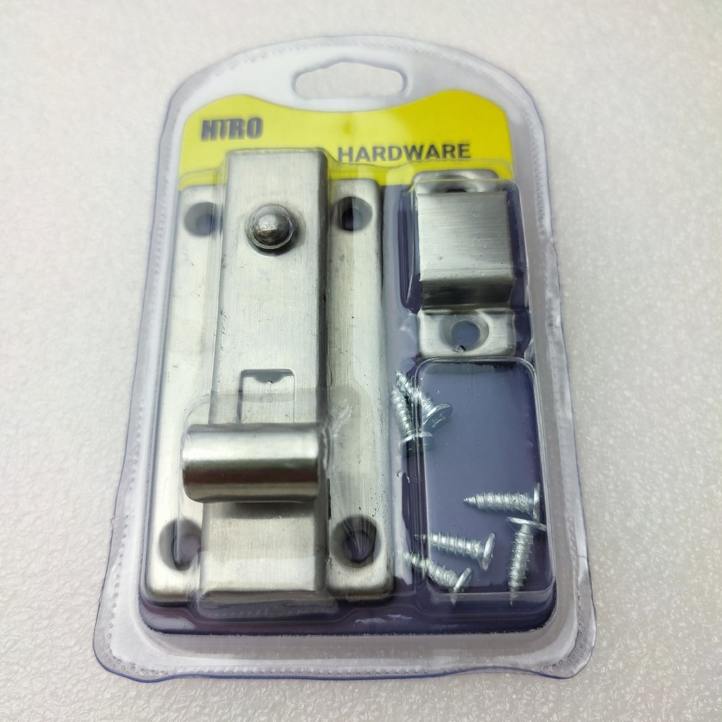 3.0' Square Bolt Slug Stainless Steel Safety Door Latch Door Slide ...