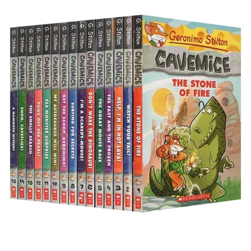 Geronimo Stilton Cavemice (15 Books) | Shopee Malaysia