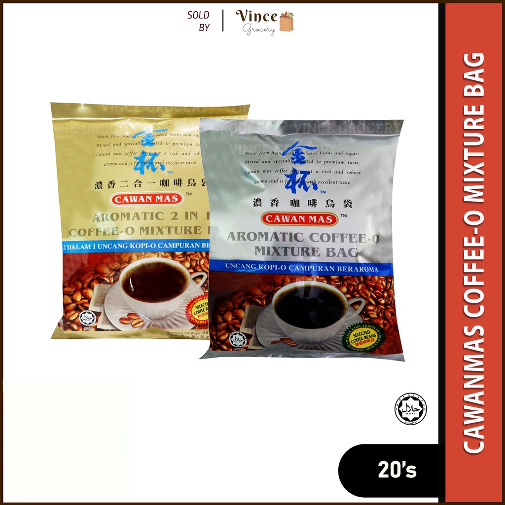 CAWAN MAS Aromatic Coffee-O Mixture Bag • Uncang Kopi O Campuran ...