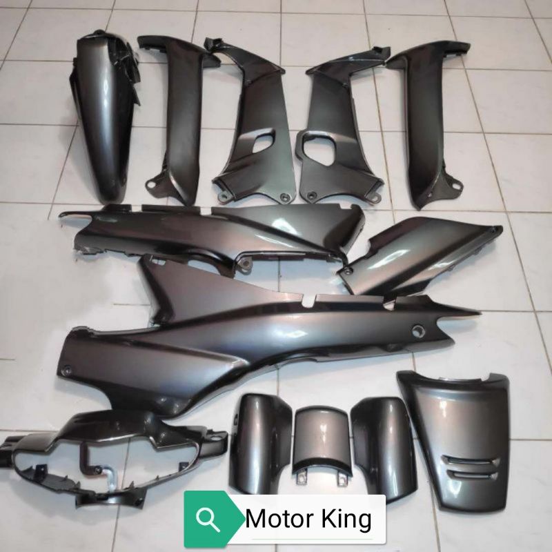 Body Coverset Honda Wave100 W100 Wave 100 Cover Set OEM ( GREY / Kelabu ...