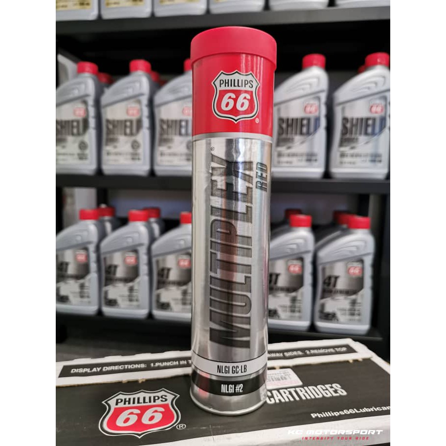 PHILLIPS 66 MULTIPLEX RED #2 Grease (14oz) Multipurpose Extreme ...