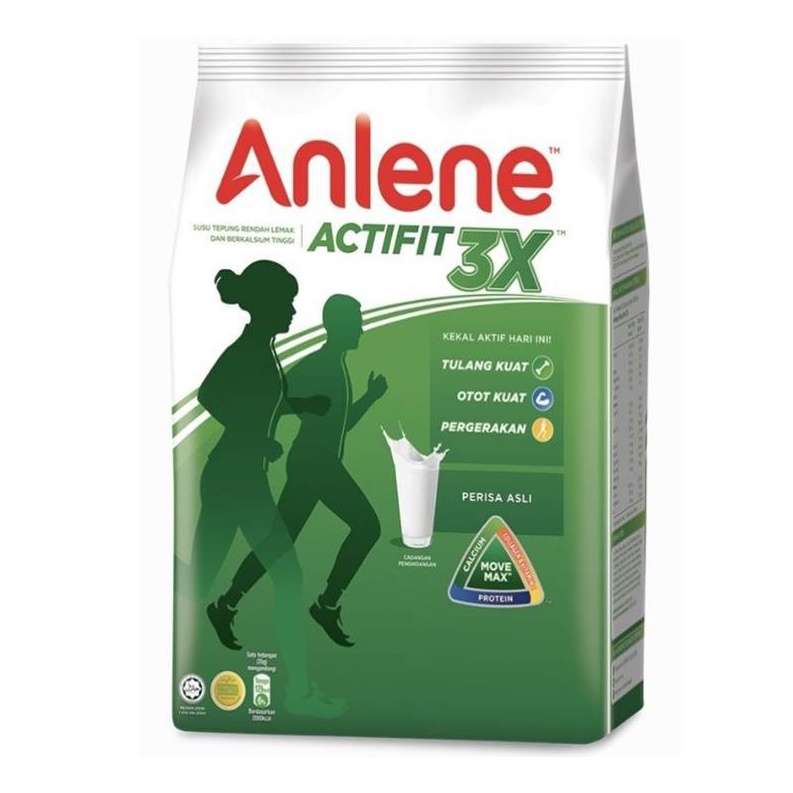 ANLENE ACTIFIT 3X REGULAR/CHOCOLATE 600G/1KG | Shopee Malaysia