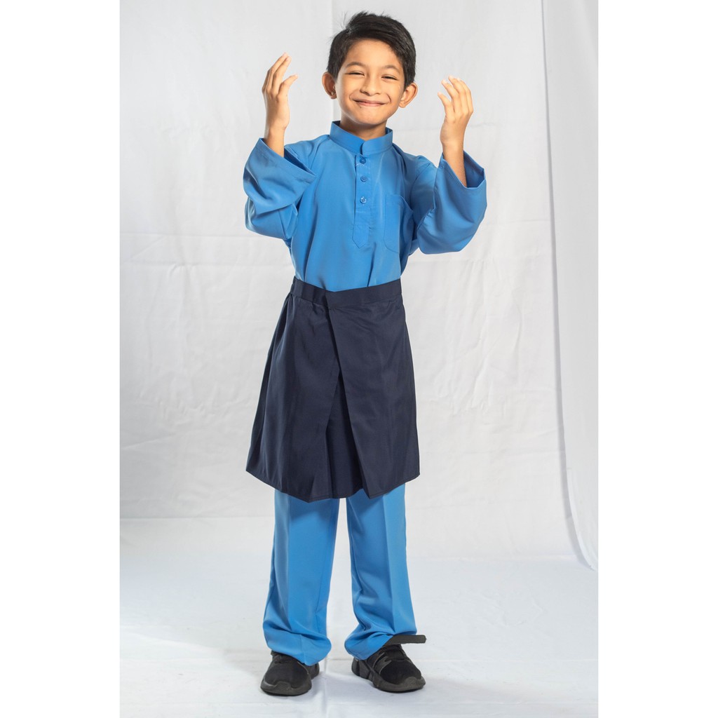 Baju Melayu Sepasang Sekolah Agama Kain Licin Koshibo KAFA Asrama ...