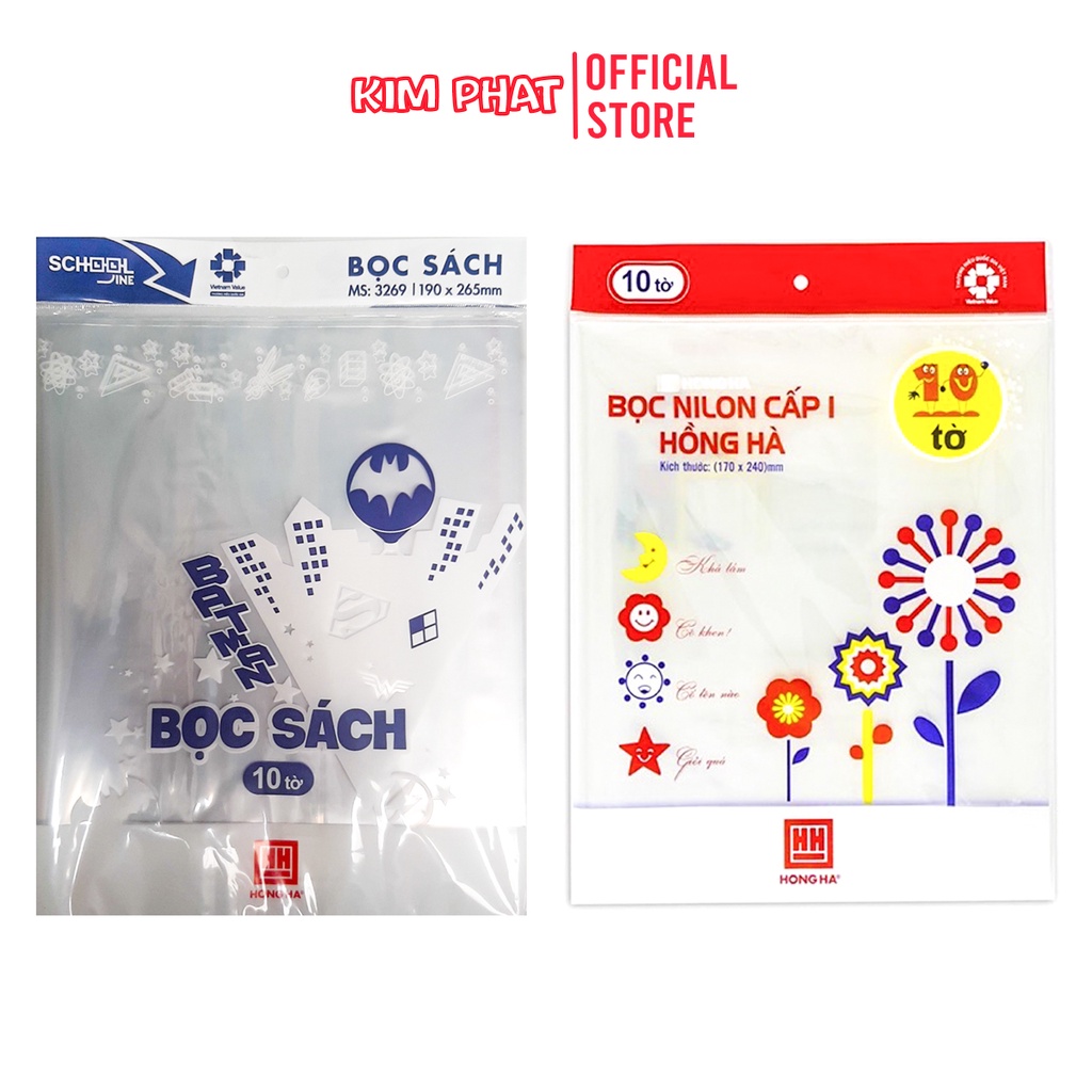 Hong Ha large nylon notebook covers and book covers (10 pieces ...