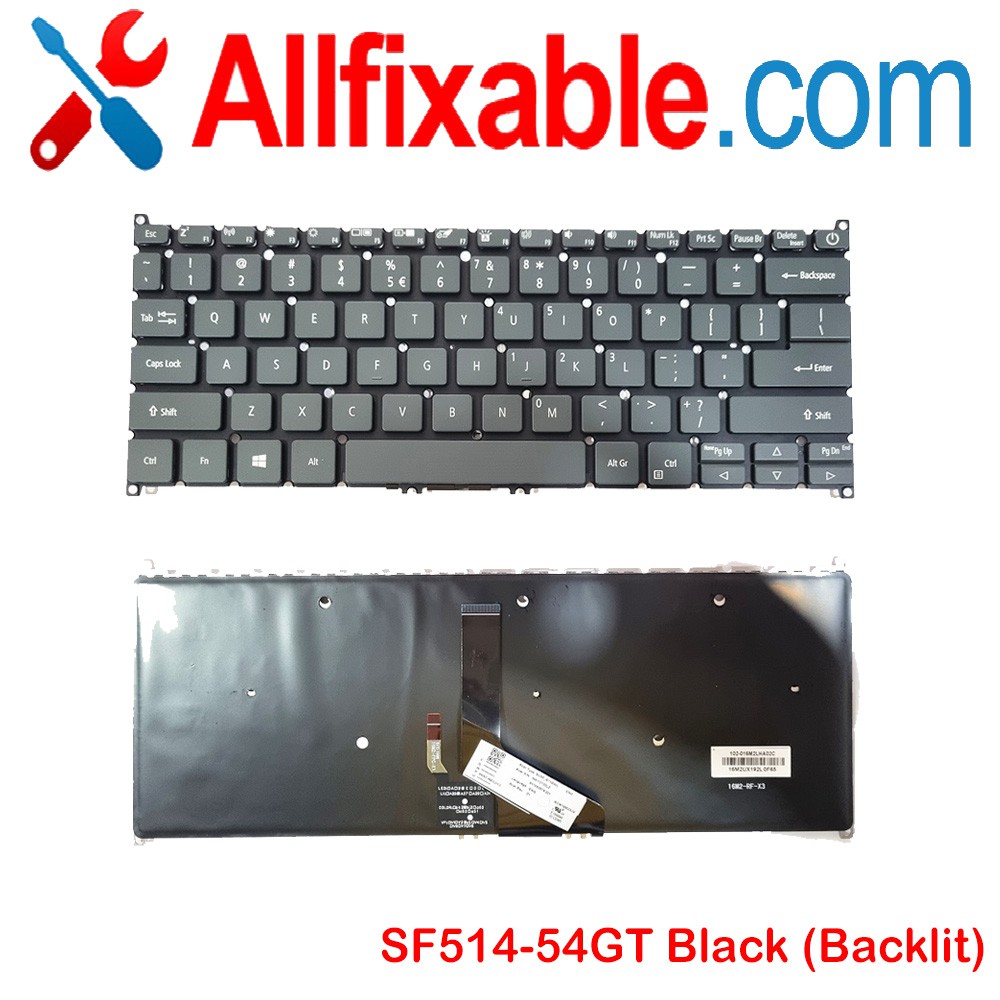 Acer SF514-54 SF514-54GT SF514-54TP SF514-55T Black Backlit Series ...