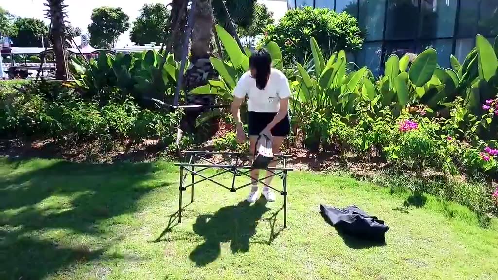 【Fast delivery】Foldable Camping Table Portable Folding Meja Outdoor ...