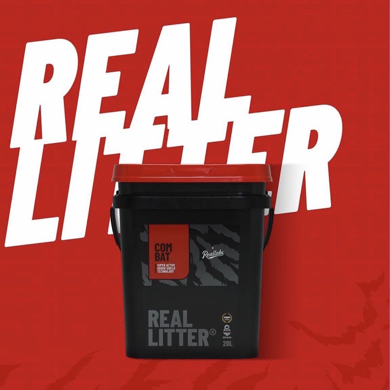 Real Litter Combat Cat Litter 20L | Shopee Malaysia