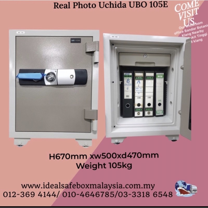 uchida safe box peti besi uchida UCHIDA Fire Resistant Safe Box (UBO-105E - 105kg) inspired ...