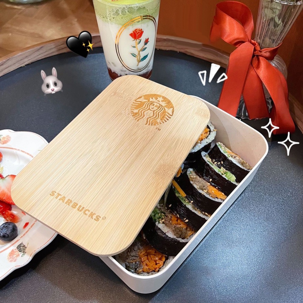 Starbucks Multifunctional Lunch Box Japanese Lunch Box Student Lunch ...