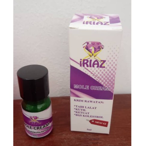 IRIAZ Mole cream KRIM BUANG TAHI LALAT KUTIL BIJI KOLESTEROL | Shopee ...