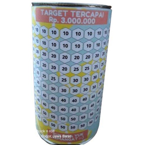 Target 3 Million Mix Piggy Bank / Tiktok Viral Piggy Bank | Shopee Malaysia