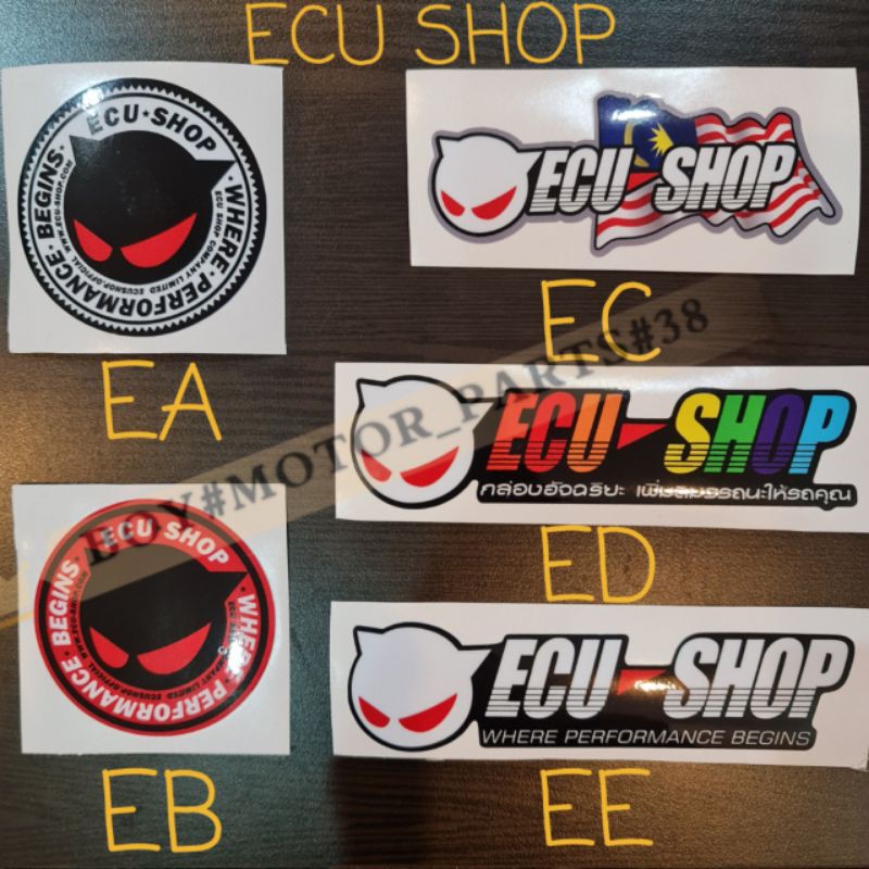 STICKER INKJET - ECU SHOP / ECU SHOP MALAYSIA / THAILAND / KING DRAG ...